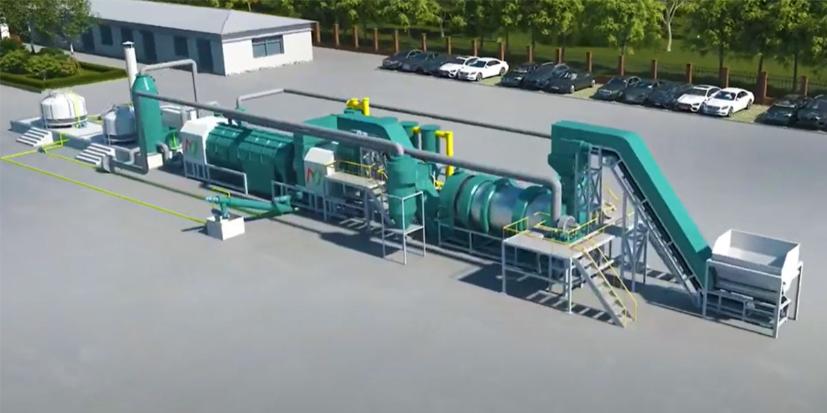 Biochar Production Line from Waste Biomass