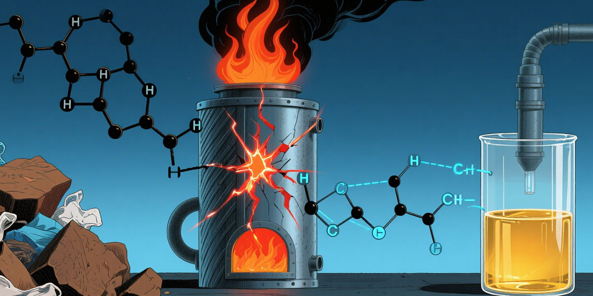 Pyrolysis Chemical Recycling for Waste Plastic