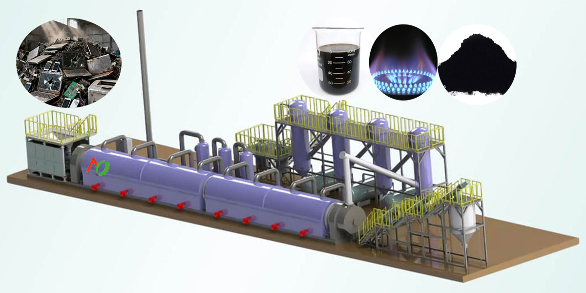 Electrical Waste Pyrolysis Turns Waste into Wealth