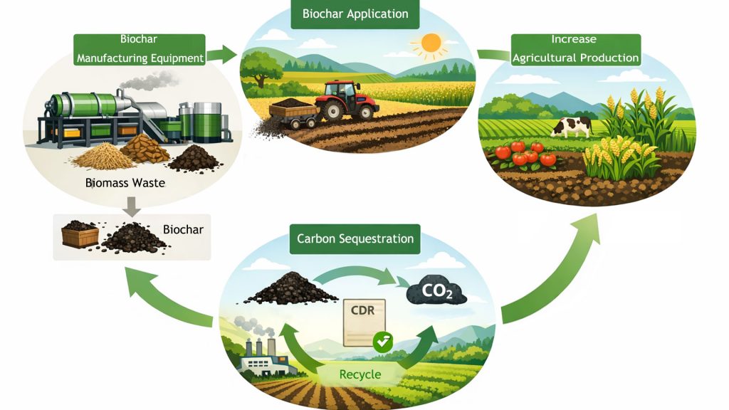 Biochar Manufacturing Equipment for Carbon Removal